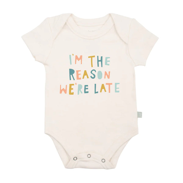 Finn+Emma Reasons we’re late Bodysuits – Heart and Home